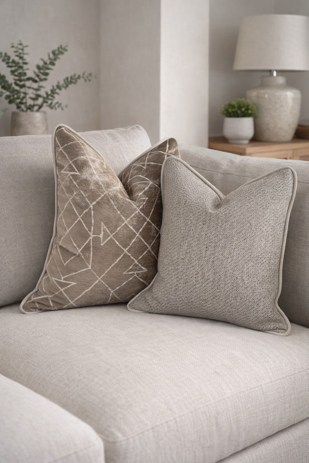 Luxury Neutral Cushion – The Cosy Cushion Shop