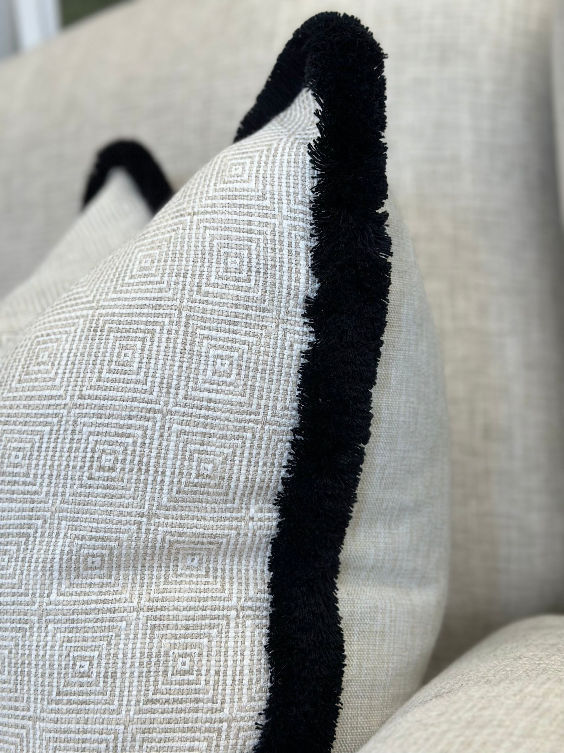 Fringed Cushions - Luxury Neutral Decor | Shop Now – thecosycushionshop
